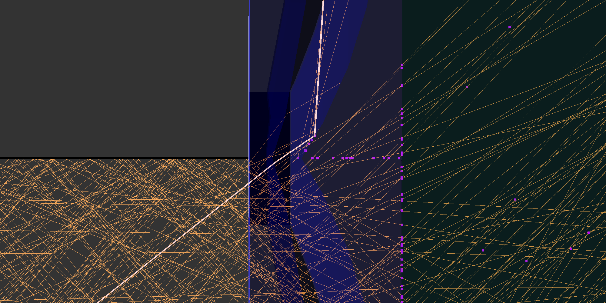 lens with blackend edges | DIRC technology